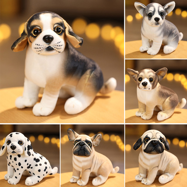 Famous Dog Dog Doll Simulation Puppy Plush Toy Husky Chihuahua Starling ...