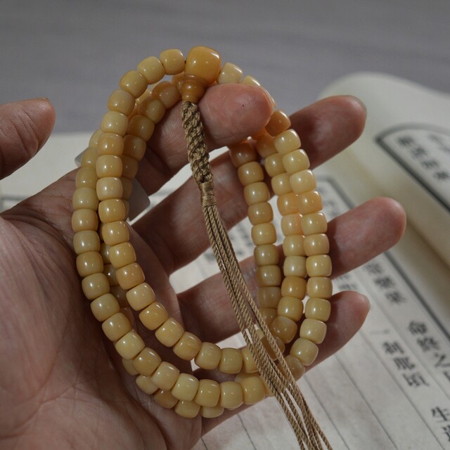Natural Bodhi Root 108 Buddha Beads 7nn Bracelet Original Ecological ...