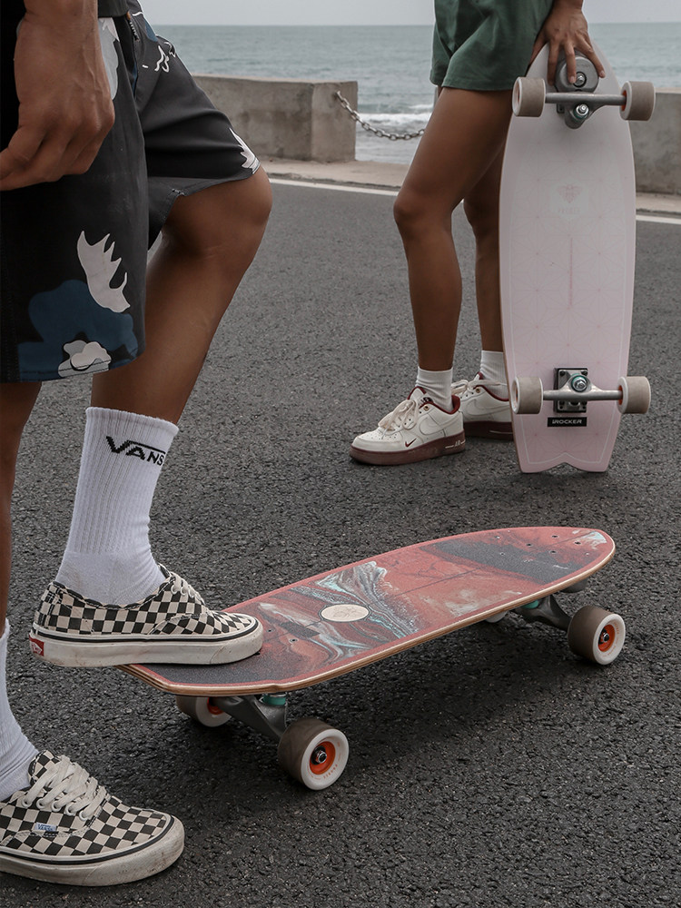 Skateboard Land Surf Irocker Mach Ti - Double Ressort