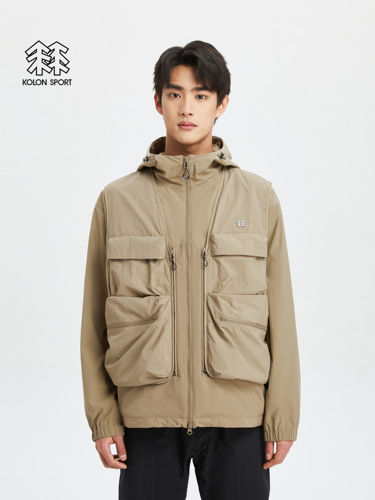 Kolon Sport Windproof Jacket - Removable Vest - Spring 2024