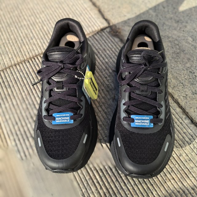 Peng Ju Skechers Skecci 25 new man increases high and comfortable black ...