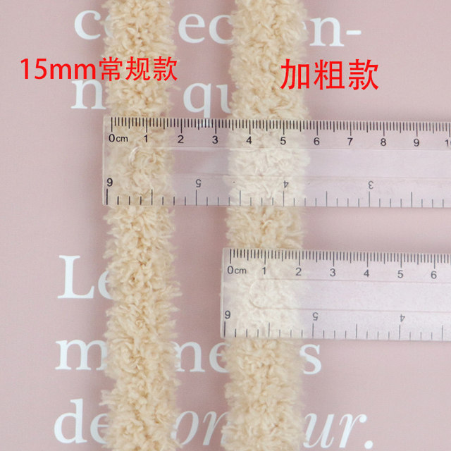 Artist handmade 15mm hair root wool twist stick super thick super dense ...