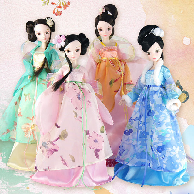 Keer doll four seasons fairy ancient style clothing dress-up doll toy ...