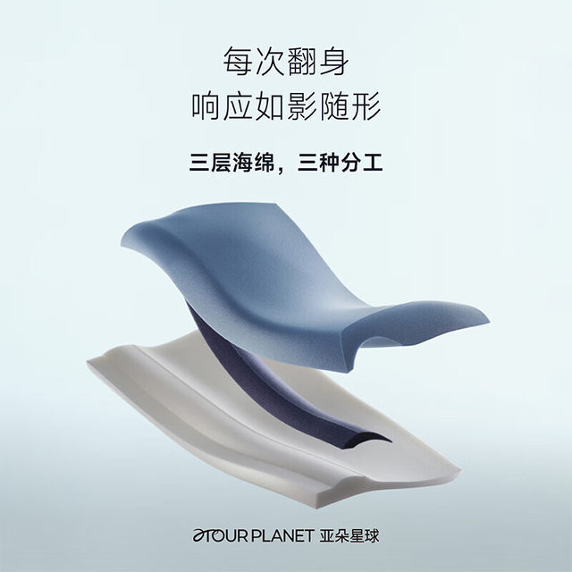 Atour Planet 2nd Generation Deep Sleep Pillow PRO Memory Foam Adult ...