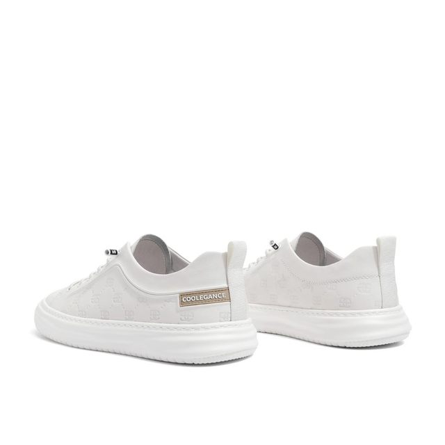 Belle men's shoes 2023 summer style cowhide British white shoes for men ...