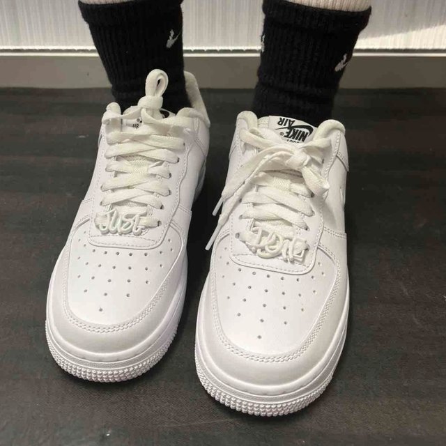 Nike Air Force 1 Air Force 1 pure white small hook AF1 women's low-cut ...