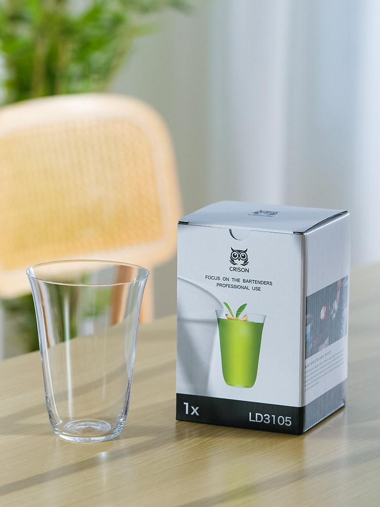Crison Lead-Free Crystal Glass Long Drink Cup - 400ml