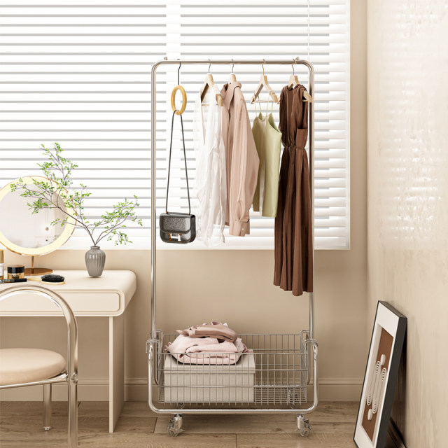 The hanger landing bedroom overnight clothes storage coat rack light ...