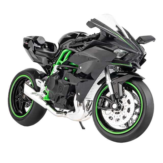 Jiaye 1:12 Kawasaki H2R motorcycle model alloy simulation motorcycle ...