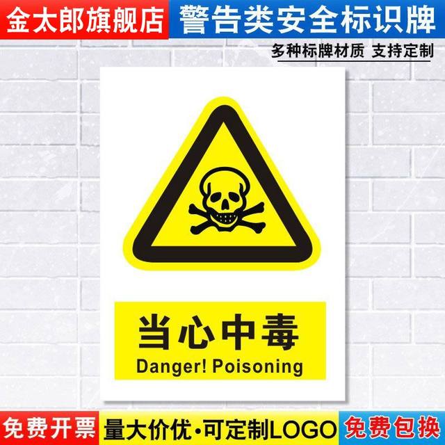 Beware of Poisoning Signs Beware of Inflammable and Explosive Hazardous ...