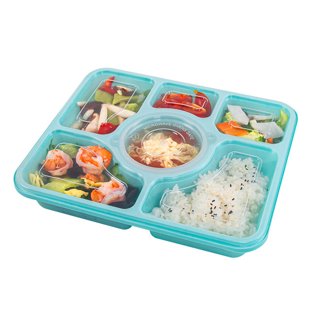 Four-compartment disposable lunch box lunch box with two, three, four ...