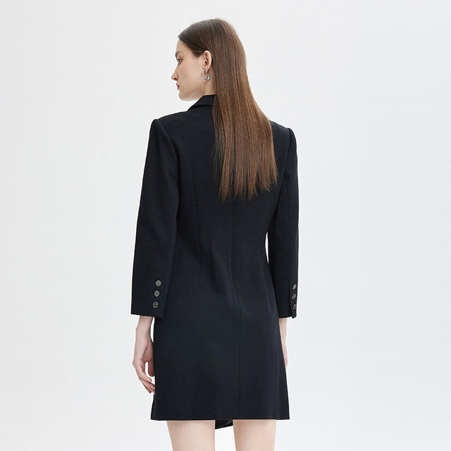 The same style of Ma Tiannu girl in the early spring new black suit ...