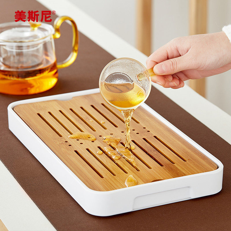 Tea Tray with Water Storage for Household Tea Sets