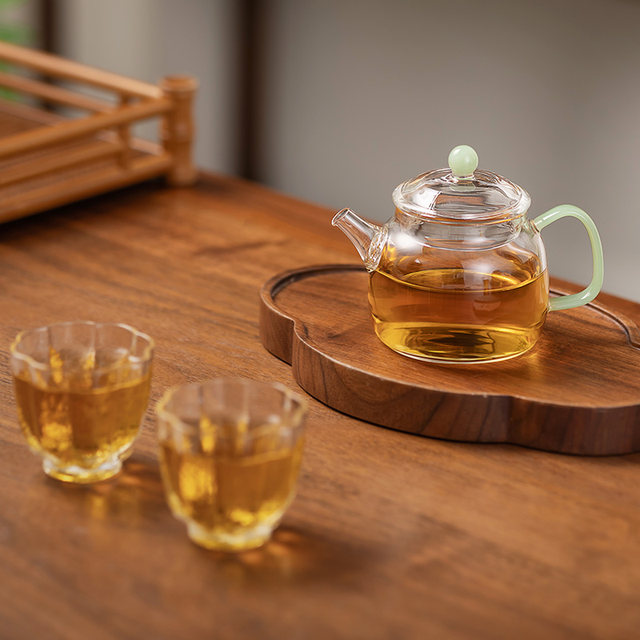 Missi glass teapot household trumpet tea teapow, high -temperature ...