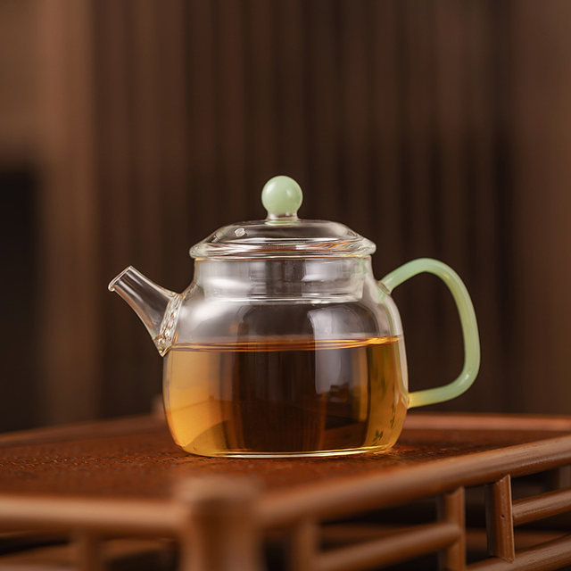 Missi glass teapot household trumpet tea teapow, high -temperature ...