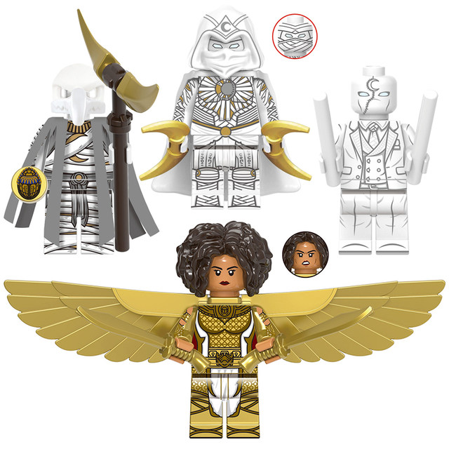 American TV series Moon Knight puzzle building block man-figure toy ...