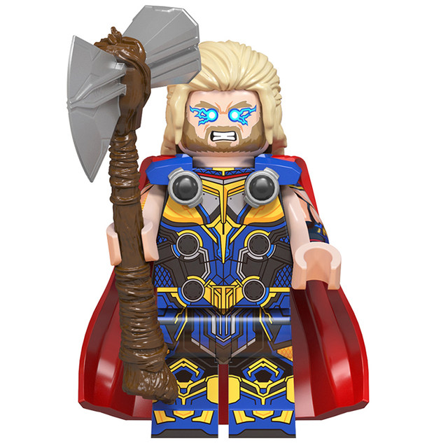 Compatible with LEGO Thor 4 Love and Thunder Valkyrie Gal MOC assembled ...