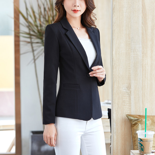 Spring and autumn new long -sleeved female small jacket multi -color ...