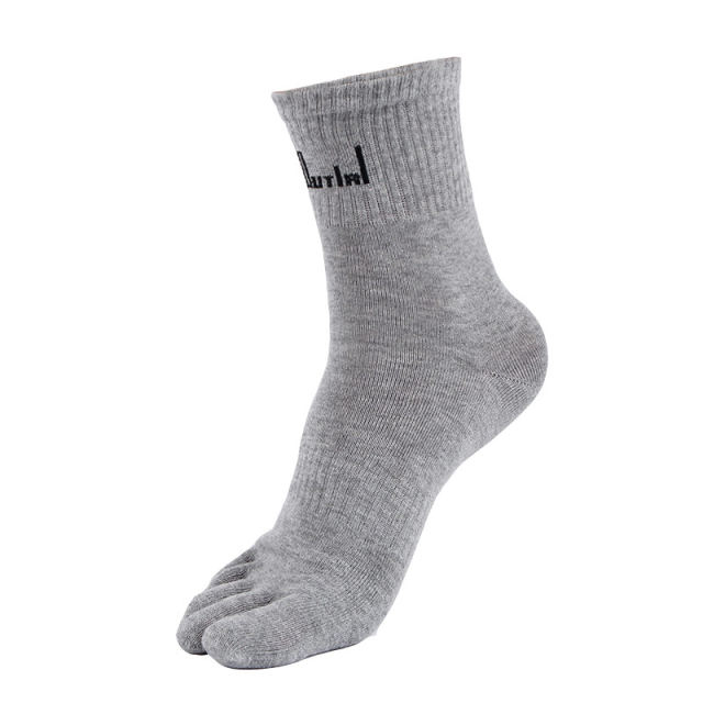 Oti love five-toe socks men's sports pure cotton bottom sweat-absorbent ...