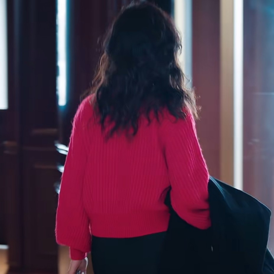 Original Rose Storm Zhao Ziqi and He Yushan Sweater Knitted Jacket V ...