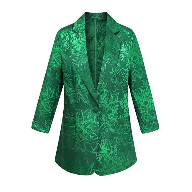 Small blazer women's 2024 new summer fashion mother thin three-quarter ...