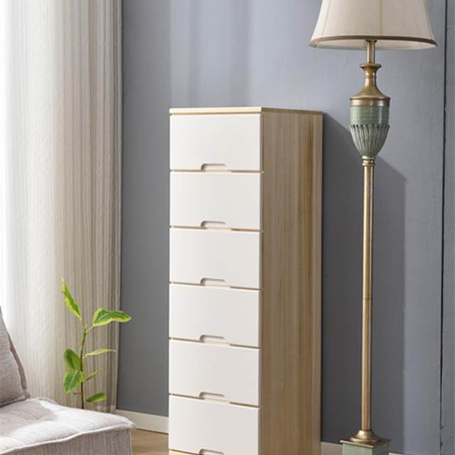 50cm deep solid wood multi-layer drawer storage cabinet extended small ...