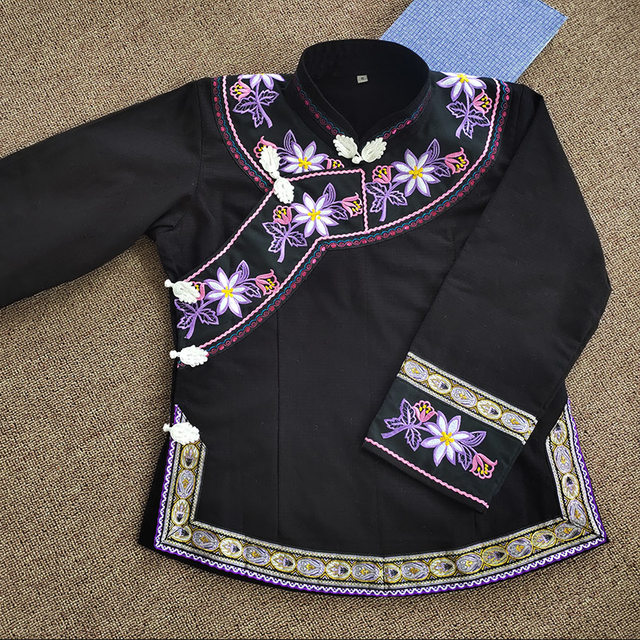 Tang suits, cloth clothes, women, Guizhou ethnic minority clothing ...