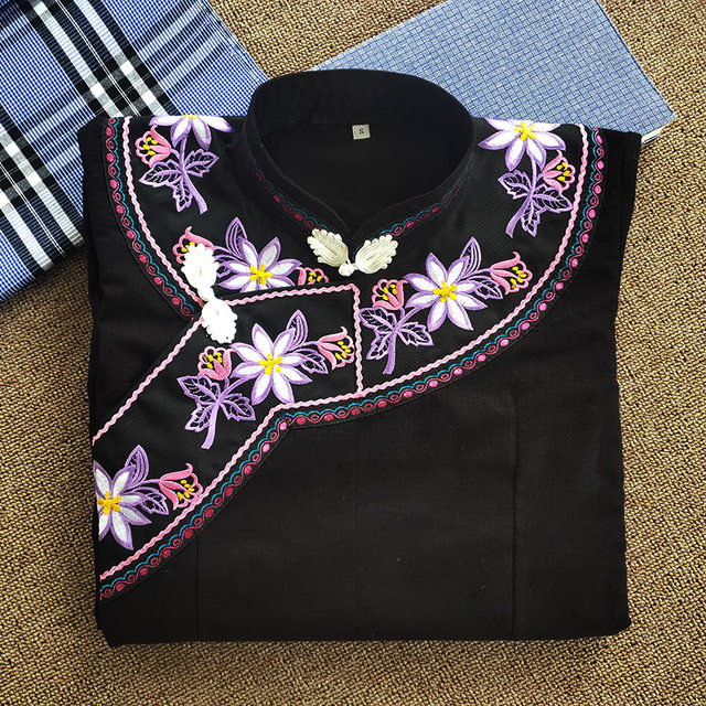 Tang suits, cloth clothes, women, Guizhou ethnic minority clothing ...