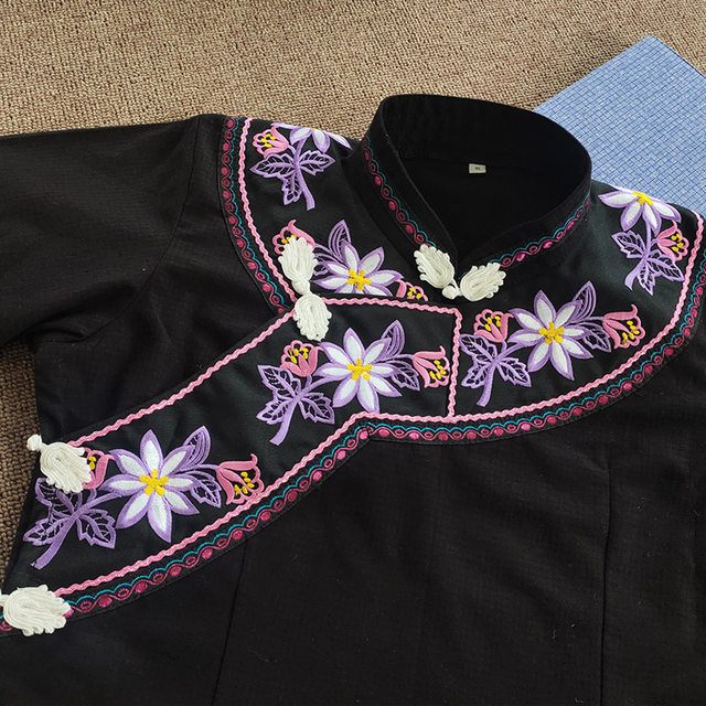 Tang suits, cloth clothes, women, Guizhou ethnic minority clothing ...