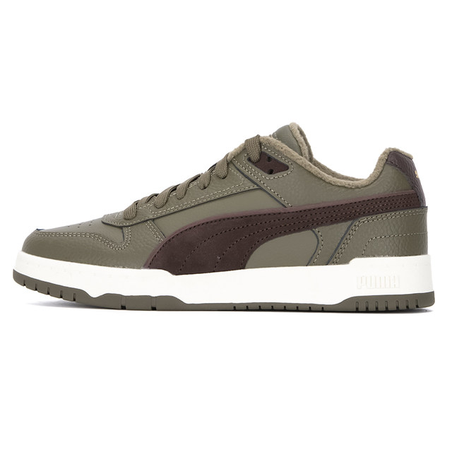 PUMA low-cut sneakers for men and women, winter new velvet warm sports ...