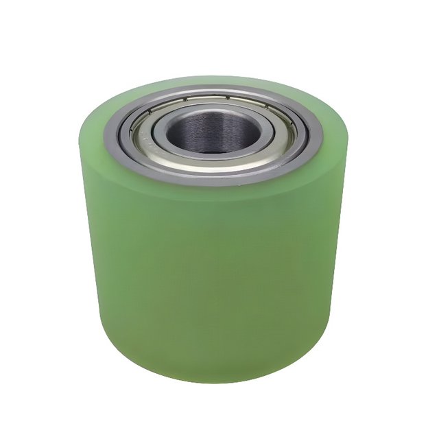 Spot PU polyurethane rubber roller roller roller dual -bearing non ...