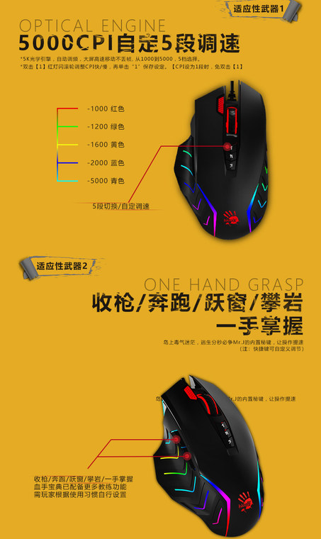 PUBG mouse macro supports Logitech/Bloodhand mouse eating chicken pubg ...