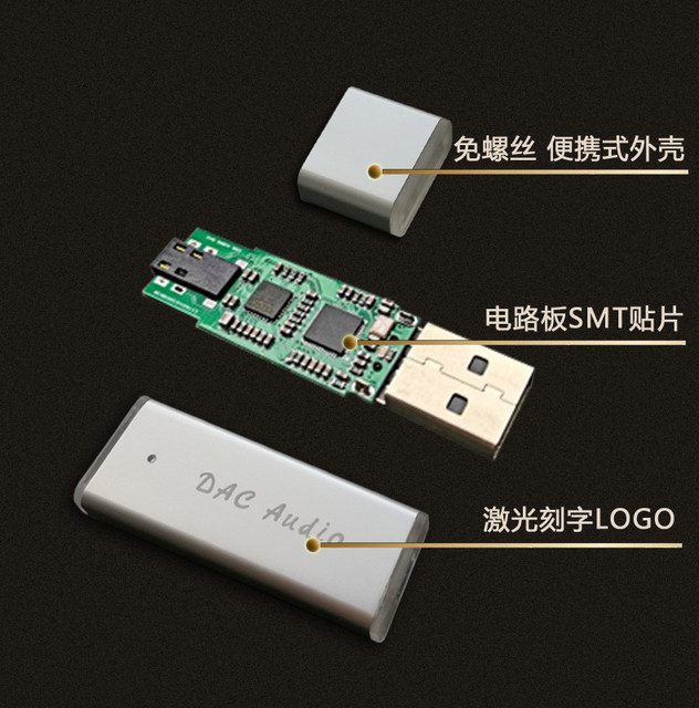 USB mini portable DAC decoder otpsus HIFI fever external sound card ...