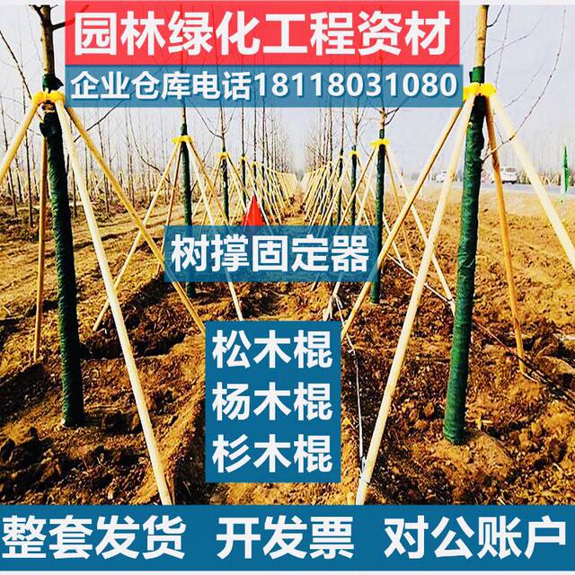Tree support frame, greening support pole, seedling holder, plant ...