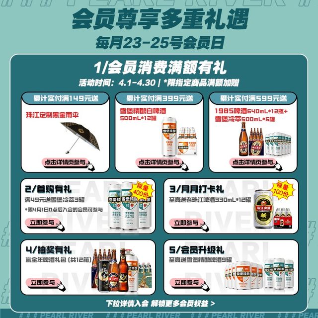 Zhujiang Beer 12 degrees classic old Zhujiang Beer 330mL*12 cans whole ...