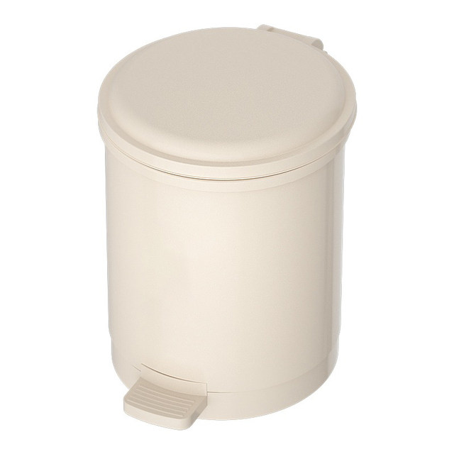 Cream white trash can household with lid 2022 new style bathroom ...
