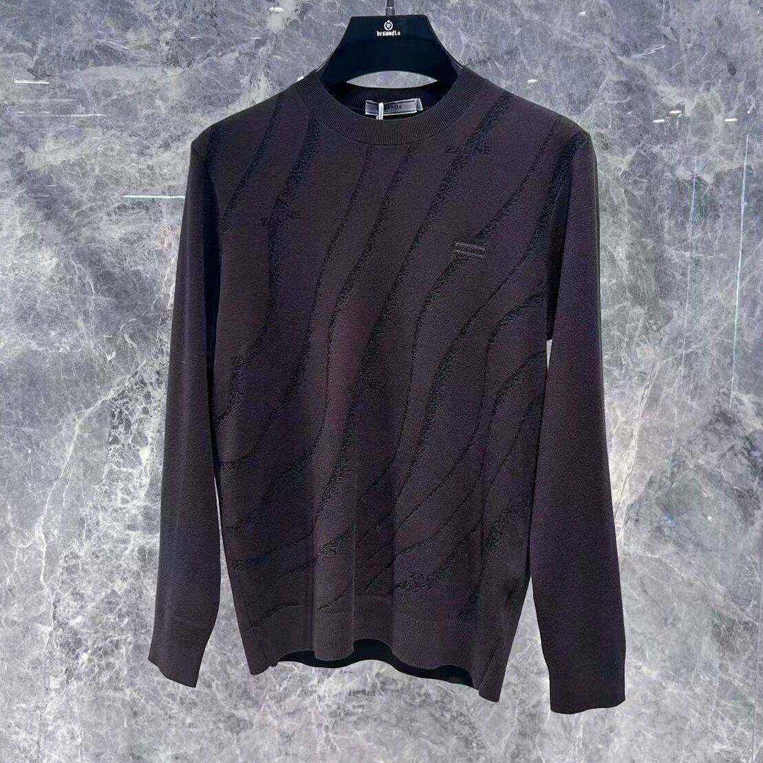 European high-end autumn and winter men's long-sleeved sweaters, thin ...