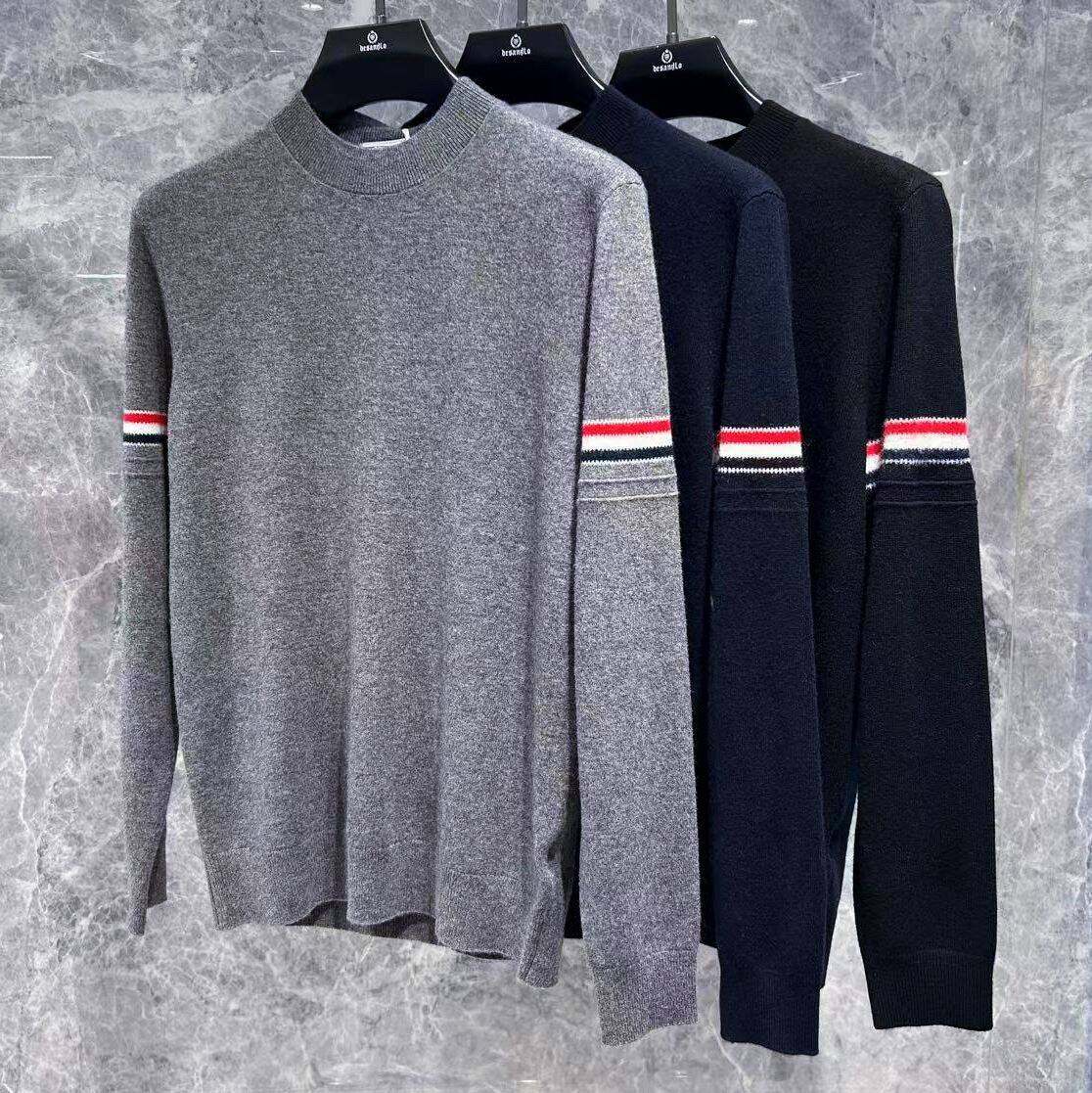 European high-end autumn and winter men's long-sleeved sweaters ...