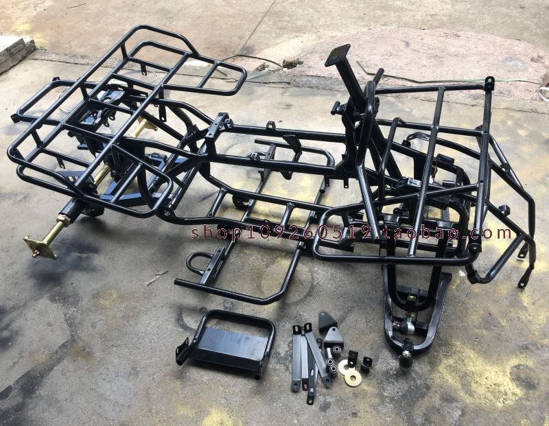 Modified four-wheel ATV motorcycle GY6 Big Bull ATV frame square tube ...