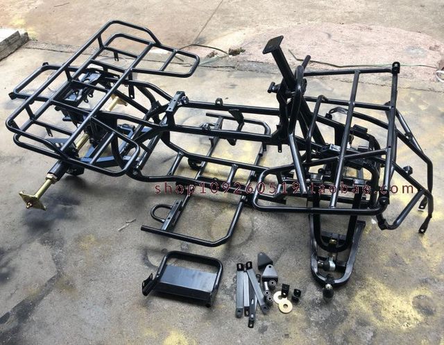 Modified four-wheel ATV motorcycle GY6 Big Bull ATV frame square tube ...