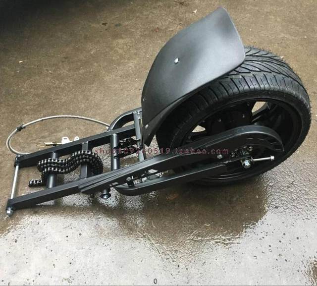 DIY inverted three-wheel ATV rear axle scooter accessories modified ...