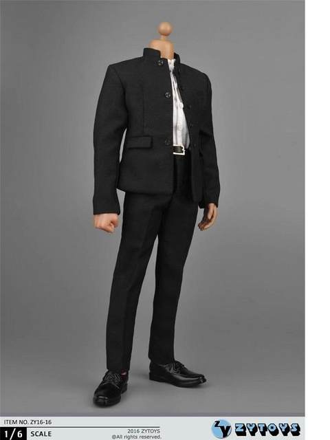 Spot zytoys 1/6 soldiers clothes Zhongshan dress ZY16-16 12 inch male ...