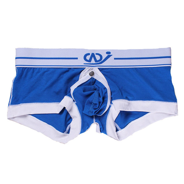 Men's underwear boxer briefs masculine hollow youth protruding large ...