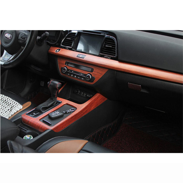 Car interior color changing film, rosewood central control instrument ...