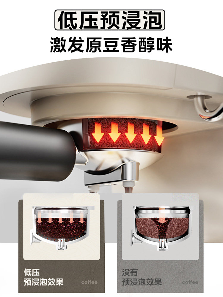 Midea MA-KFE07 Semi-Automatic Espresso & Coffee Machine