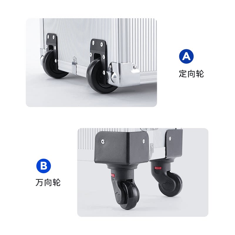 Aluminum Alloy Trolley Tool Box - Customized Shock-Absorbing Transport ...
