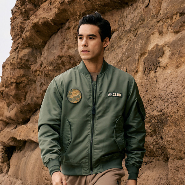 AK Men's Spring New Year of the Dragon New Year Retro Weatherproof ...