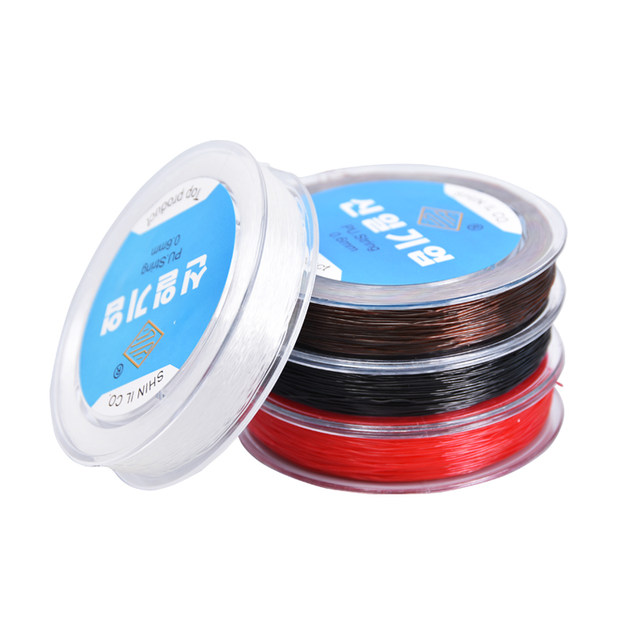 Imported transparent crystal elastic thread beaded rope wear-resistant ...