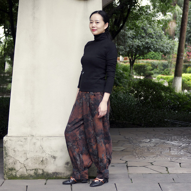 [Huan Mo] Silk Heavy Silk-spun Fragrant Cloud Yarn Radish Pants ...
