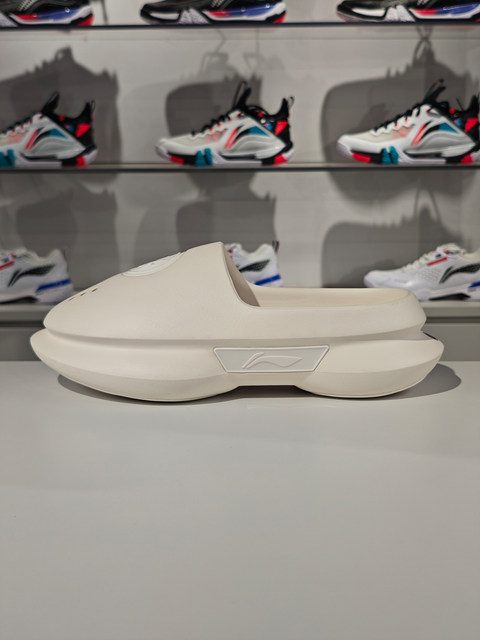 Li Ning Slippers 2024 Summer New Men's Reflective Lightweight High ...